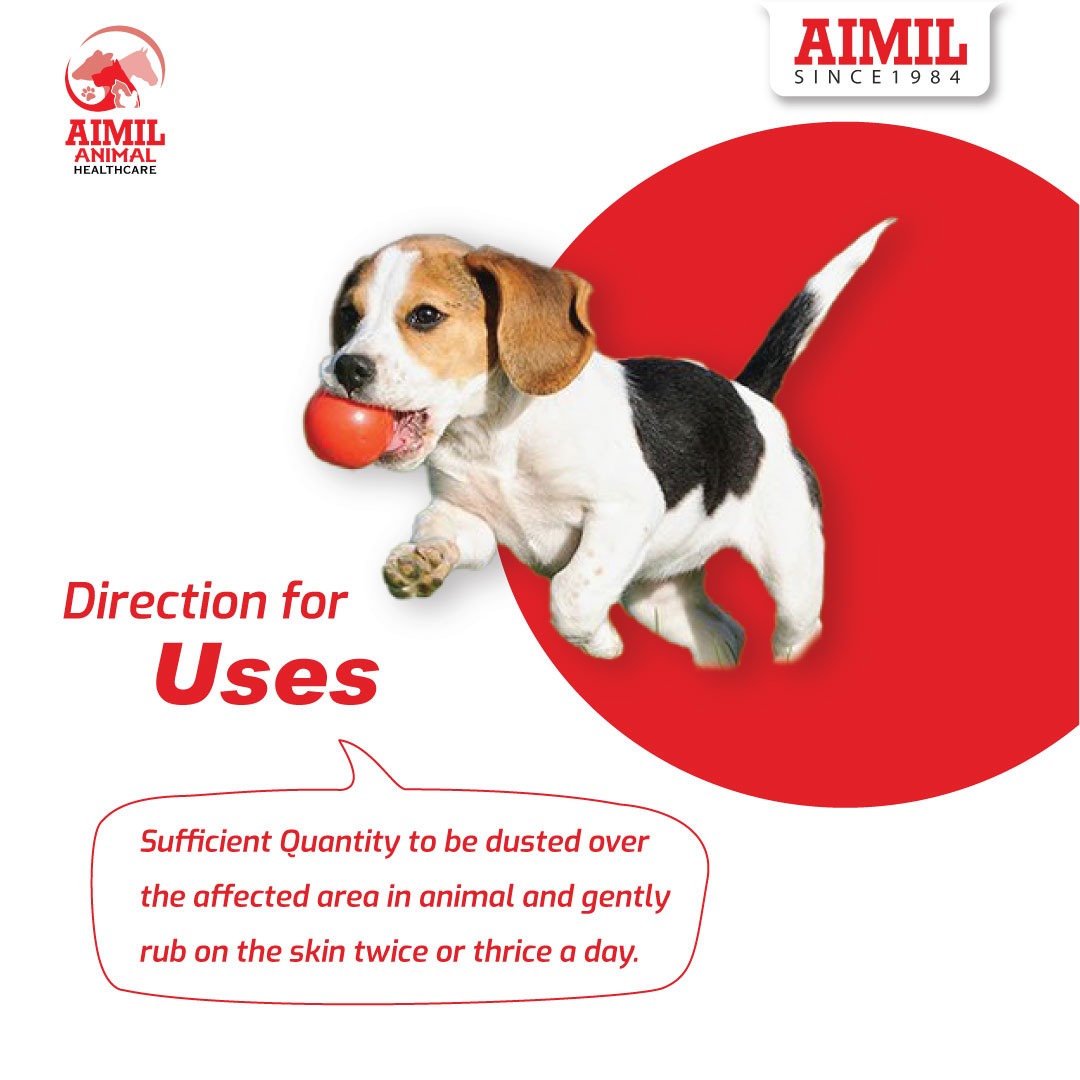 Aimil Dermacharge Vet Powder 100 gm – AIMILVETS