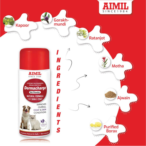 Aimil Dermacharge Vet Powder 100 gm – AIMILVETS